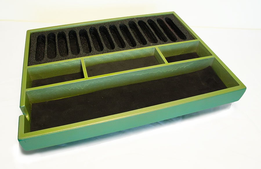 Candy Red Harmonica Tray - Hurricane Custom Harmonica Cases